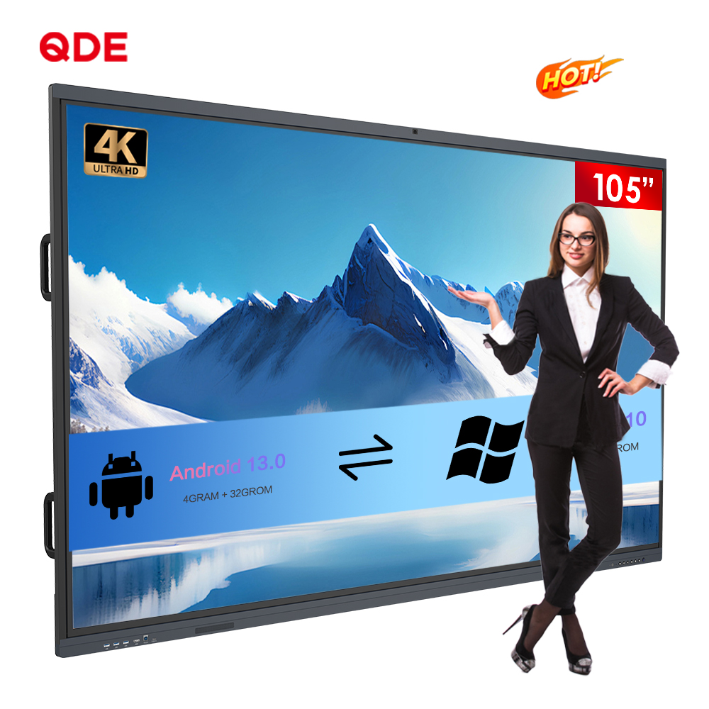 105-Inch Touch Screen Interactive Whiteboard | QDE
